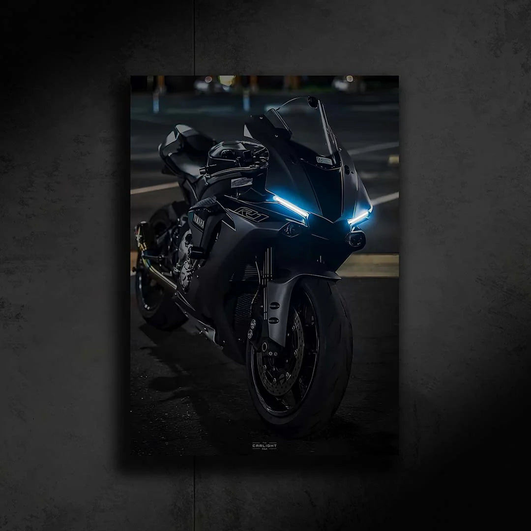 Yamaha R1 NEON Poster – Neon Art Store